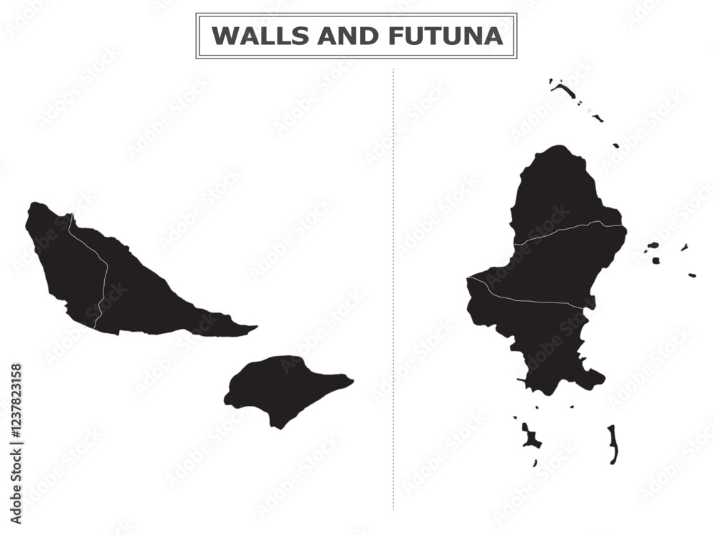 Australian Countries Geography Political map. Political map of country ...