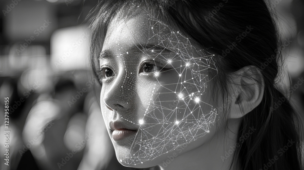 Deep learning icon for AI artificial intelligence and machine learning, line vector. AI mind and ...