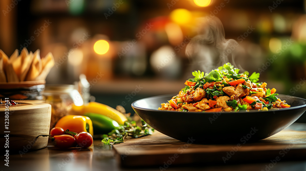 Ethiopian Doro Alicha mild chicken stew, served with injera and ...