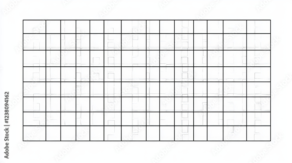 Crossword quiz grids or guess word game layout templates, vector empty ...