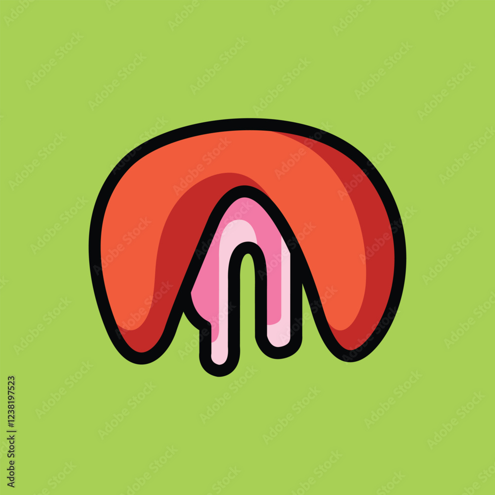 Pancreas human organ cartoon, doodle vector illustration, simple ...