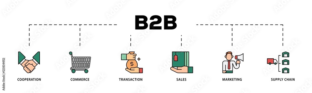Foto de Stock Business plan infographic icons flow process which ...