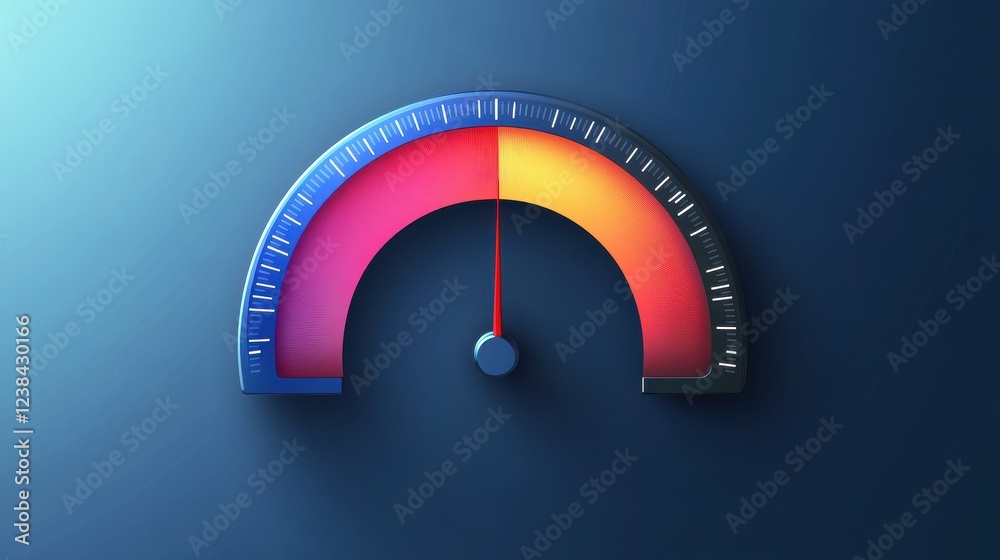 Credit score. Bad or good meter vector illustration with scale and rate ...