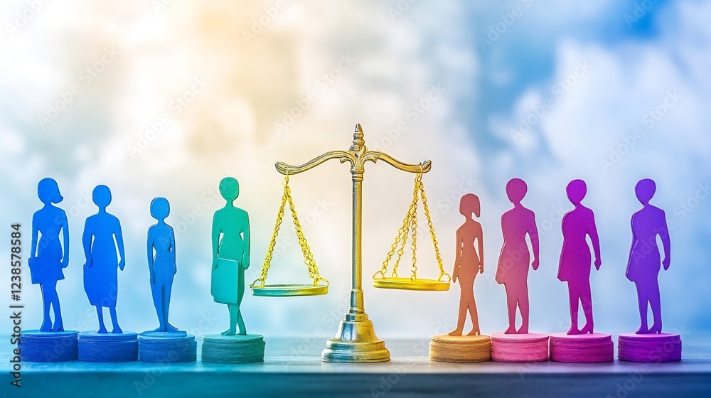 Symbolic representation of advocacy and activism with themes of human ...