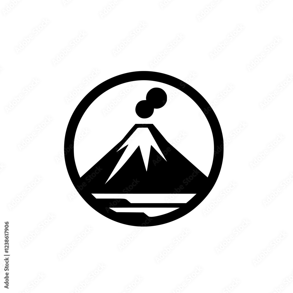 Volcanic Eruption: A Powerful Nature Icon. Dramatic landscape ...