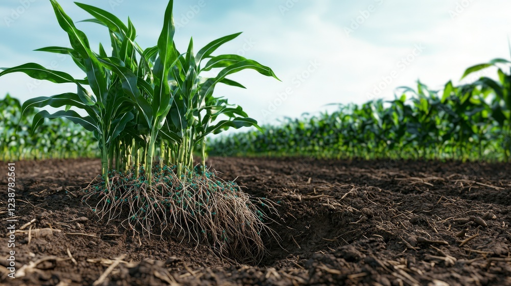 Impact of pin nematodes on corn growth agricultural field scientific ...