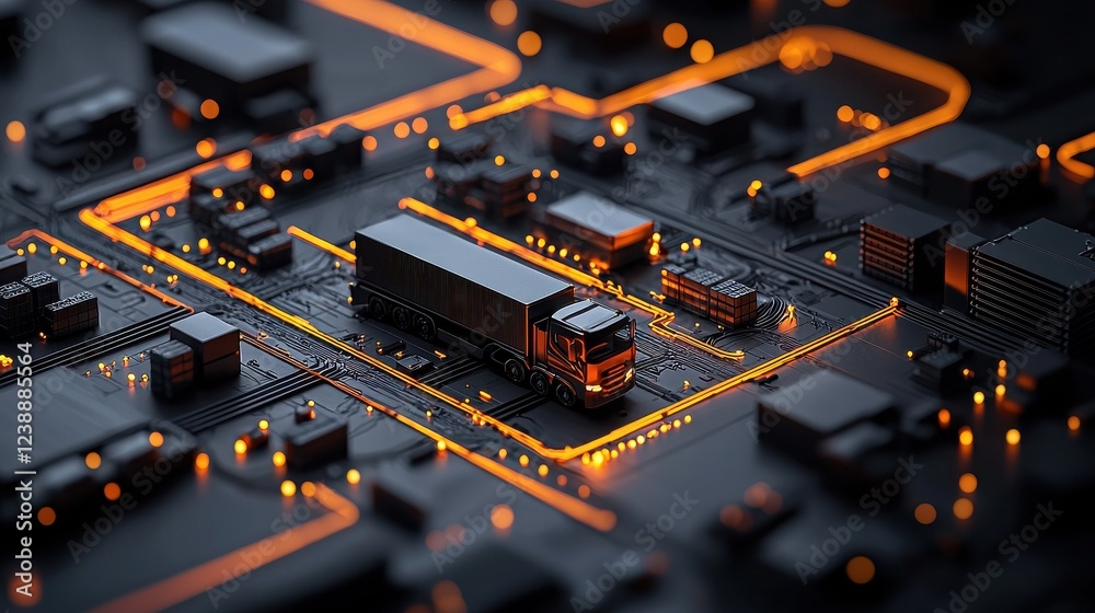 Supply chain disruption resilience in logistics a visual guide Stock ...