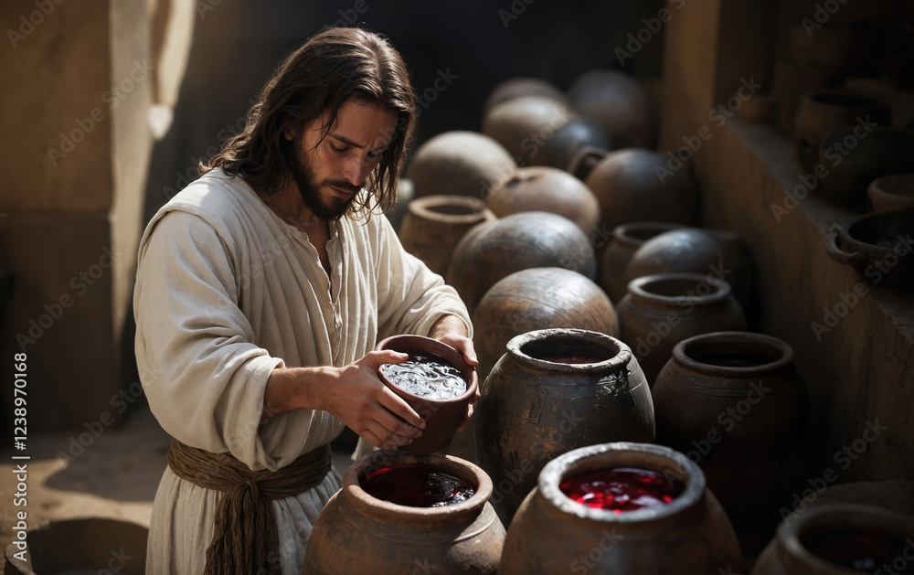 Jesus’ First Miracle – Turning Water into Wine at the Wedding in Cana ...