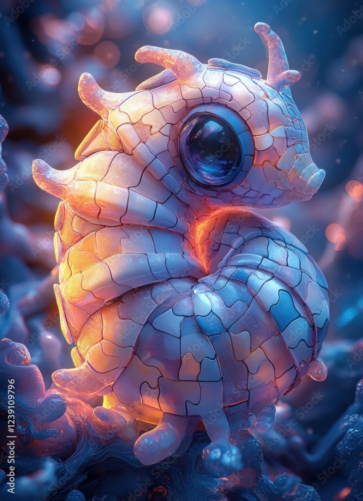 Colorful Cartoon Shell Character Puzzle for Kids Fun Educational Game ...