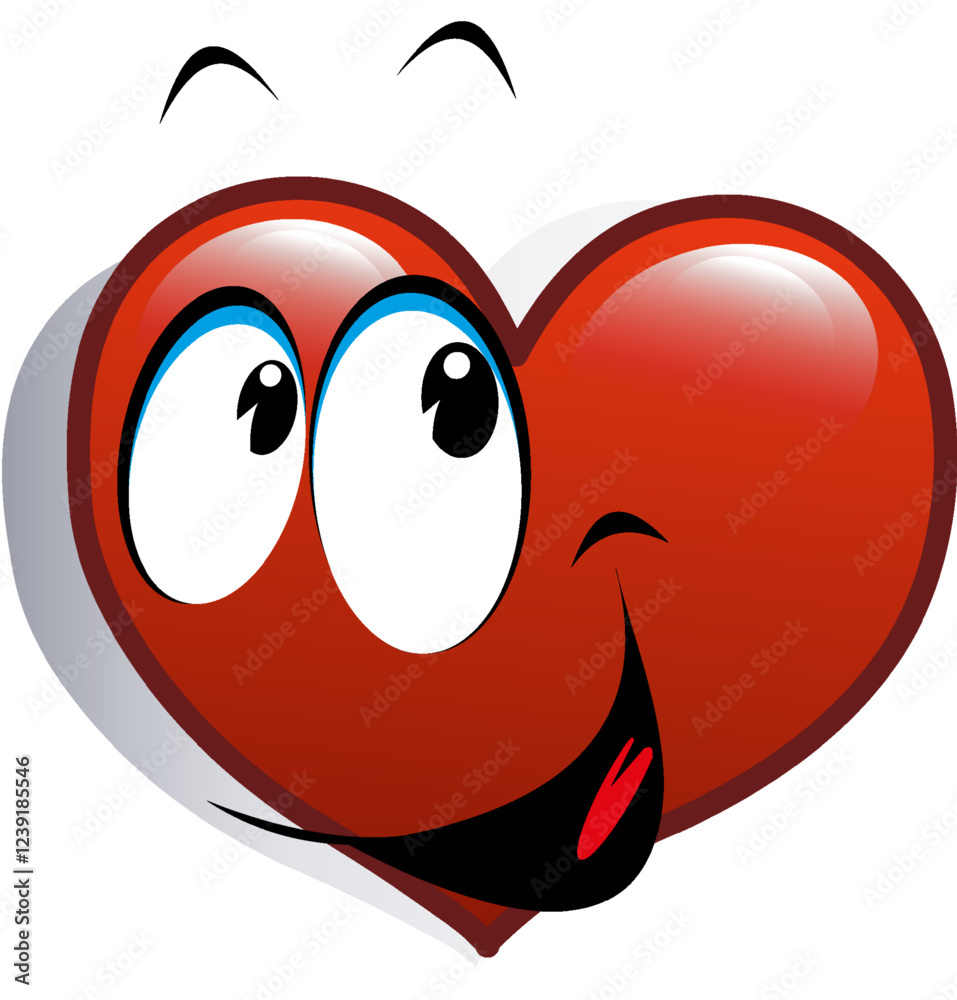 cute face emoji illustration vector Stock Vector | Adobe Stock
