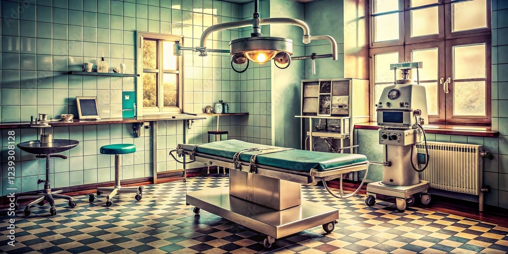 Vintage Style IRM Medical Equipment, Retro X-Ray Machine, Hospital ...