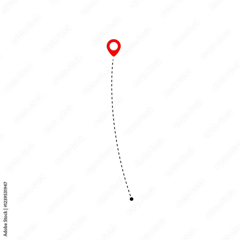 map route pin icon vector element. travel, map pins, location pins ...