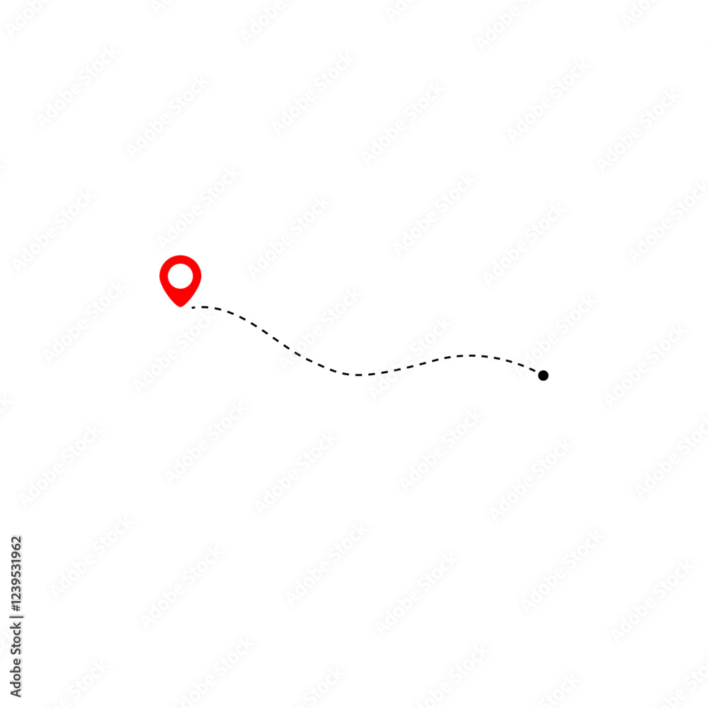 map route pin icon vector element. travel, map pins, location pins ...