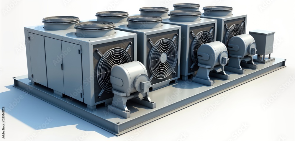 Industrial air conditioner condensing units, VRF units for commercial ...