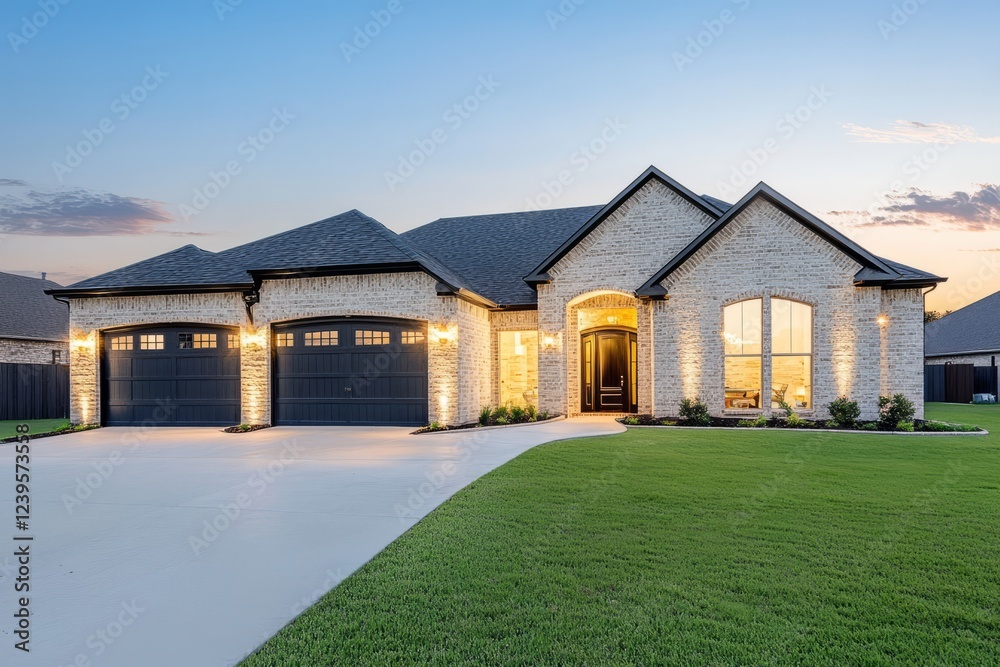 Classic brick texture for architectural facade, construction, and ...
