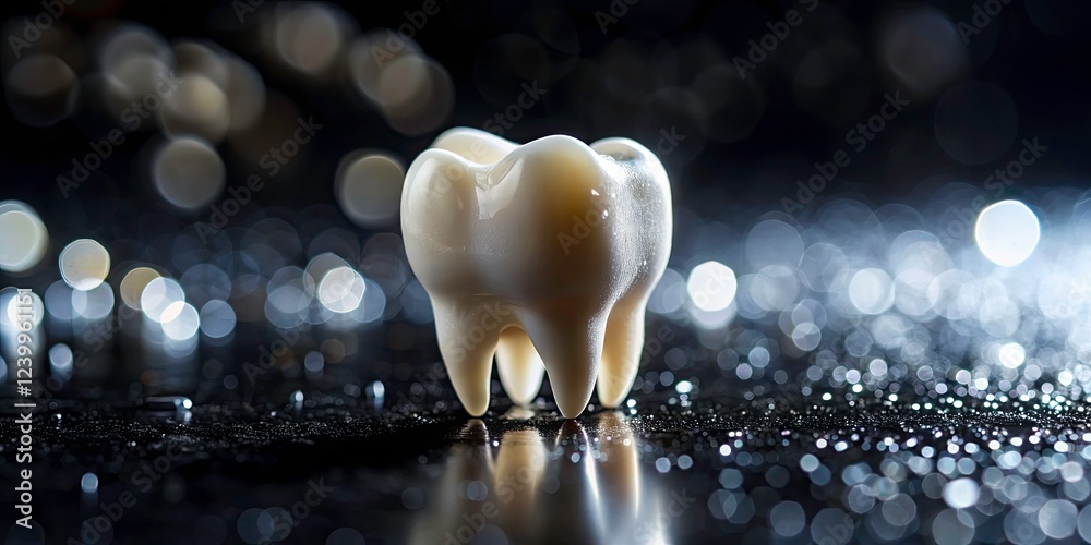 Black background accentuates the detailed macro bokeh shot of a lower ...