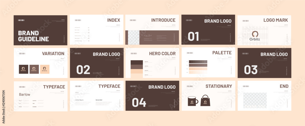 Brand strategy handbook. Visual identity framework. Logo application ...