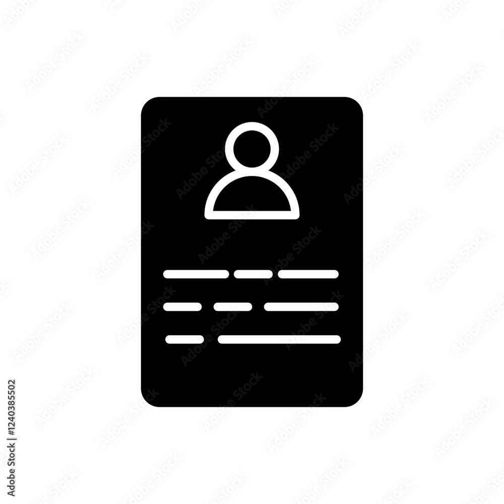 Job resume, Employee CV, Curriculum Vitae, simple flat style ...