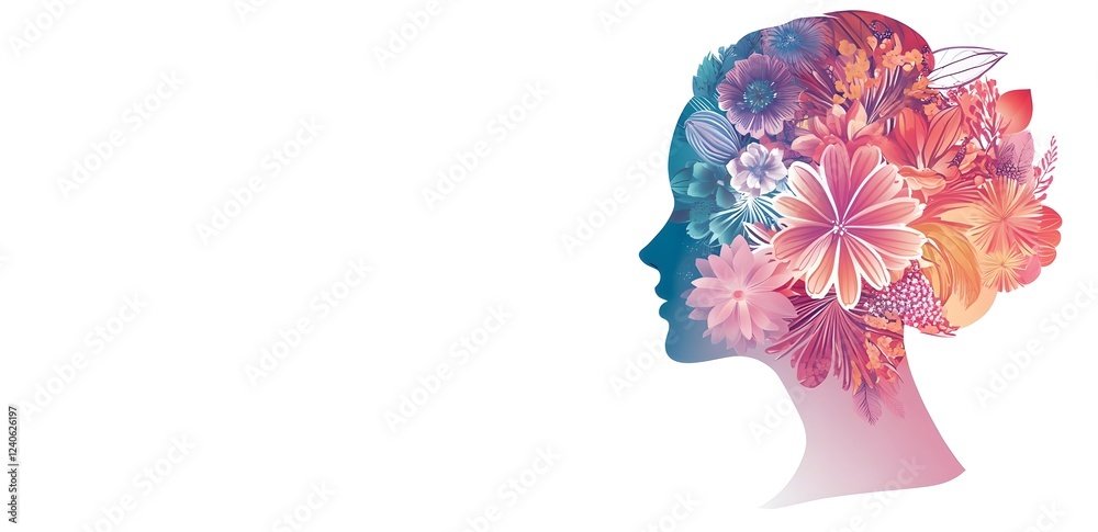 Women's history month celebration background with colorful pastel ...