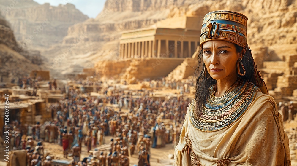 Hatshepsut Create authentic casual image portraying Hatshepsut one of ...