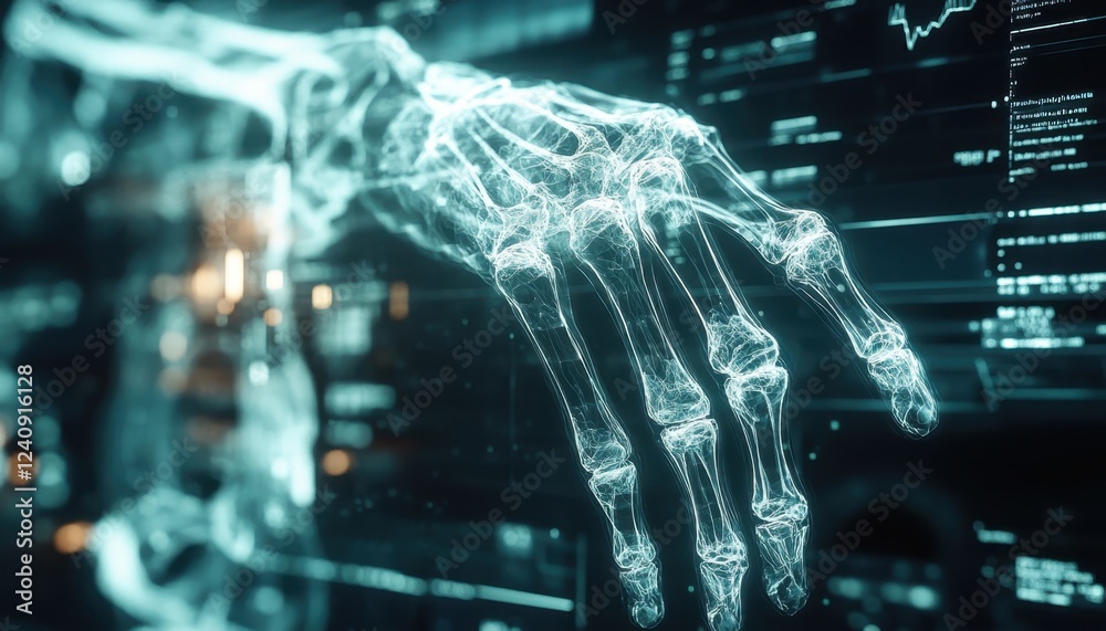 Advanced Medical Scanner Futuristic Radiology for Early Arthritis ...