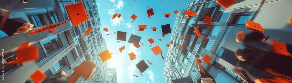 Professors and Graduates Celebrate Shared Success A Stunning Image of ...