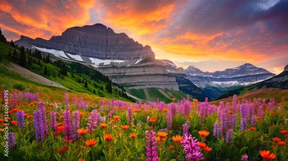 Breathtaking Beauty of Colorful Alpine Wildflowers on Mount Timpanogos ...