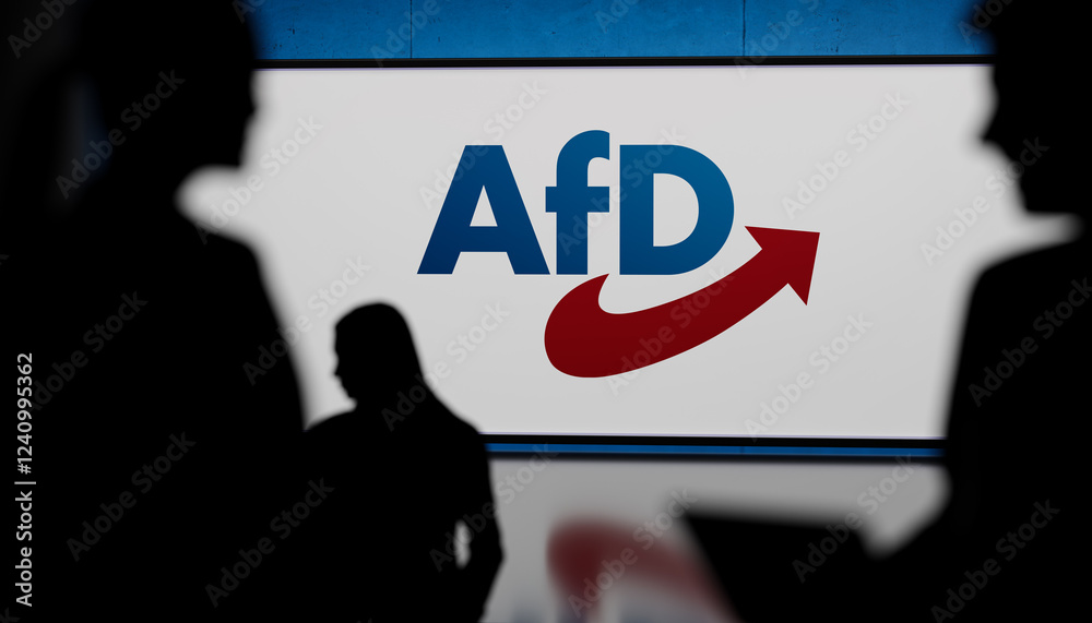 Guilherand-Granges, France - February 04, 2025. The AfD (Alternative ...