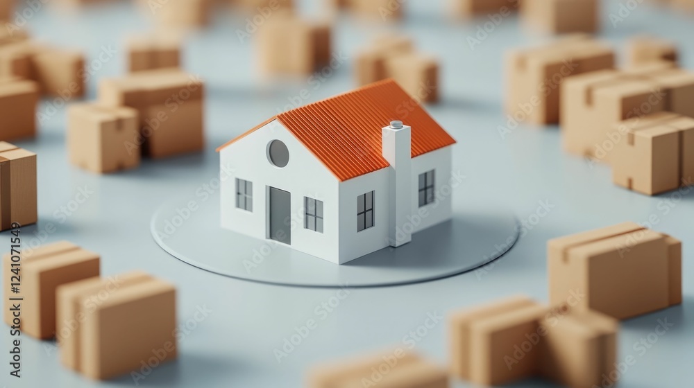 Circular flow diagram illustrating a closed loop logistics system with ...