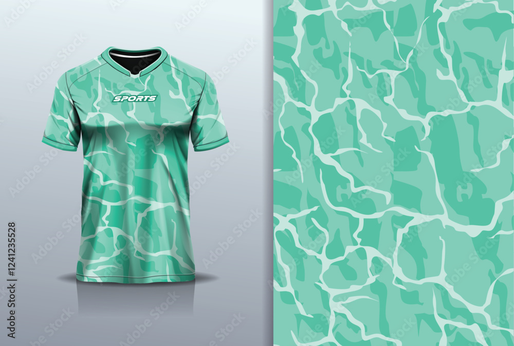 T-shirt mockup abstract texture grunge texture sport jersey design for ...