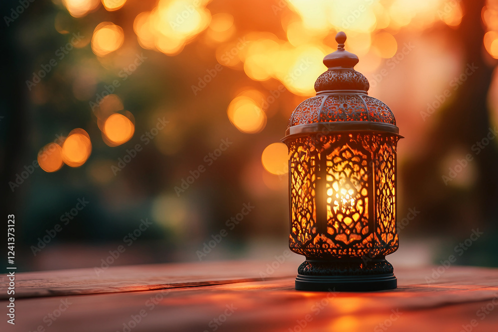 Generative AI Artwork of a Ramadan Family Gathering Celebrating ...