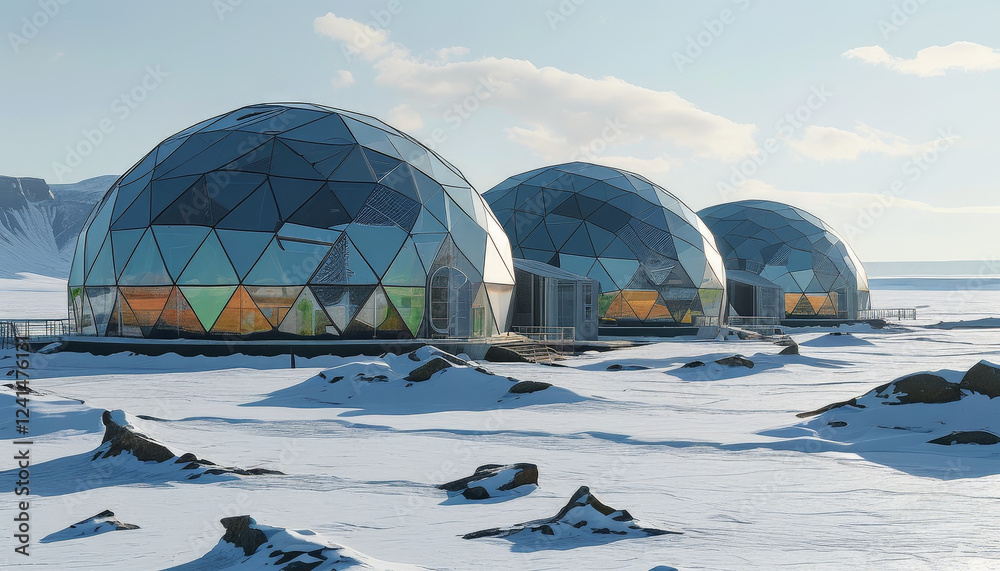 Futuristic sustainable city concept: Cryo-Dome Biodiverse Sanctuaries ...
