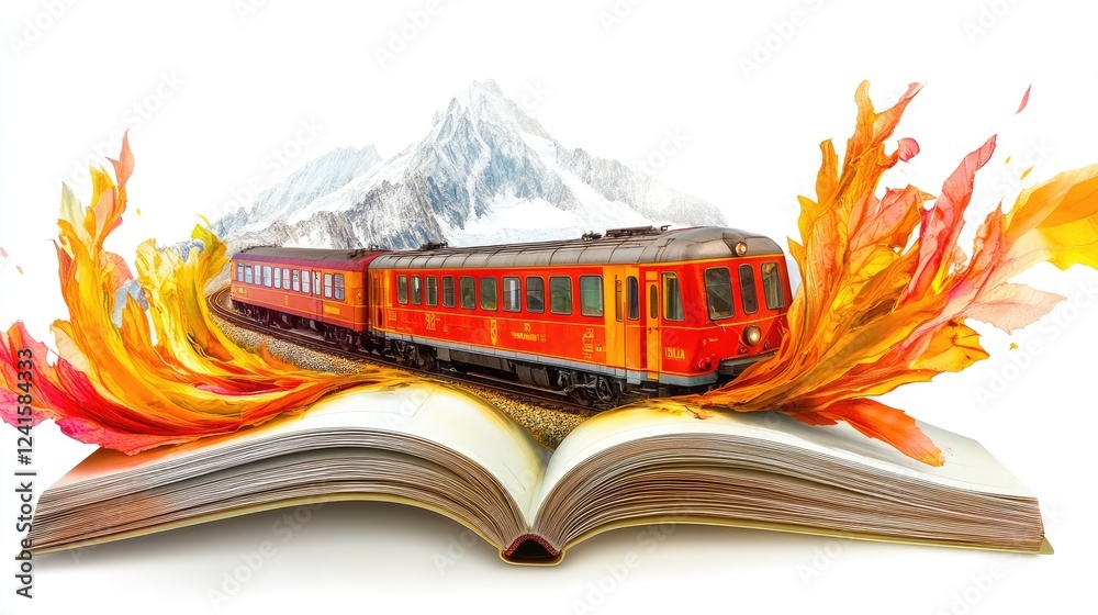 Vibrant photos of Bernina Express trains traveling through glacial ...