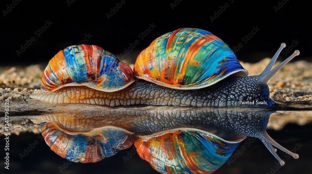 Cuban land snails, known as "Painted Snails," are among the most ...