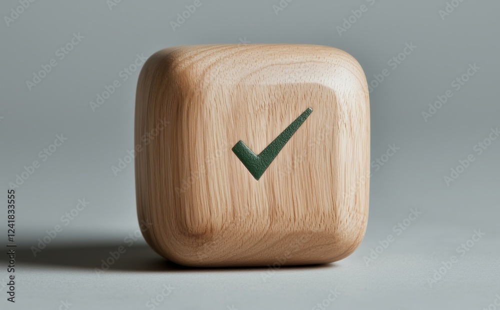 Ilustración de Stock A green tick in a box. Checkbox. Elections and ...