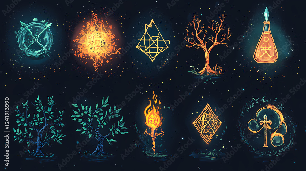Environment concept art for rpg (generative ai). Alchemy & Magic ...