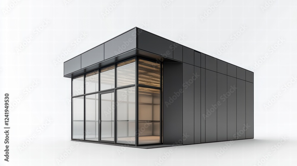 Modern Retail Kiosk Design: Sleek and minimalist design of a modern ...