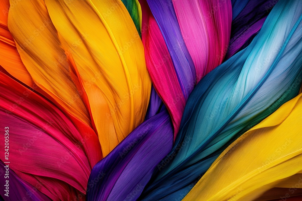 Bold fabric patterns showcase a vibrant interplay of unusual color ...