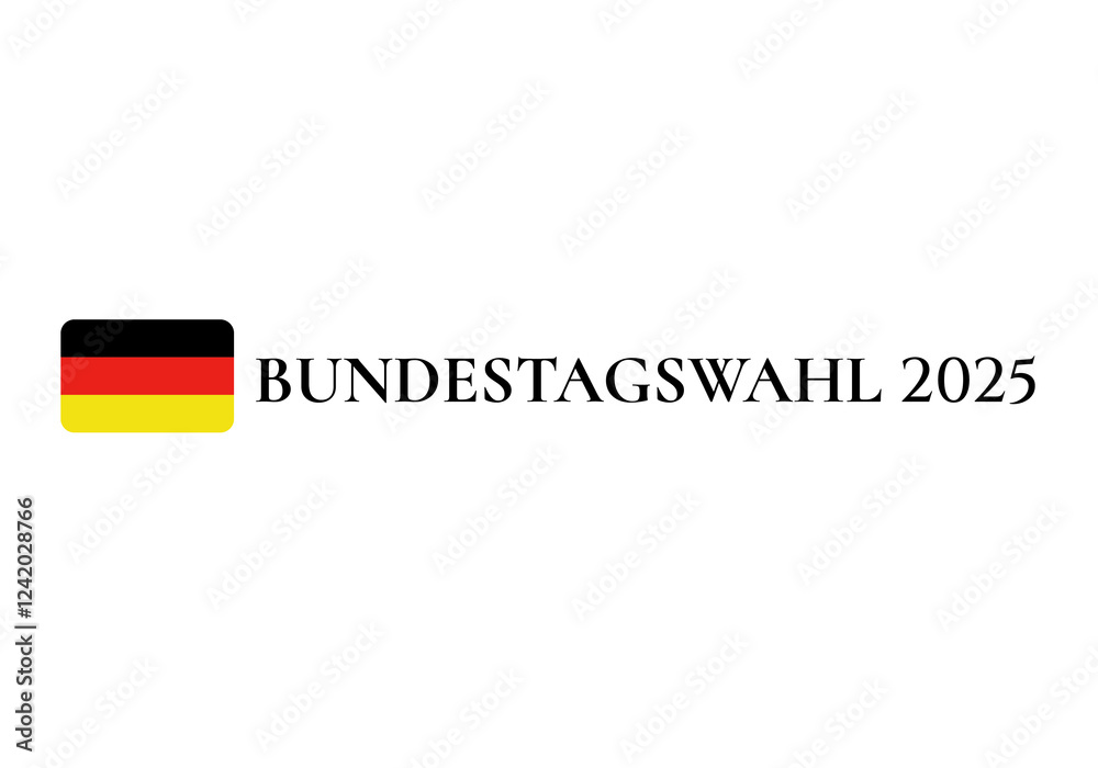 Bundestagswahl 2025, German Federal Election. Ballot box with German ...