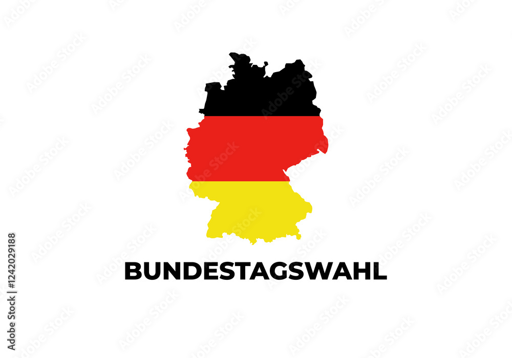 Bundestagswahl 2025, German Federal Election. Ballot box with German ...