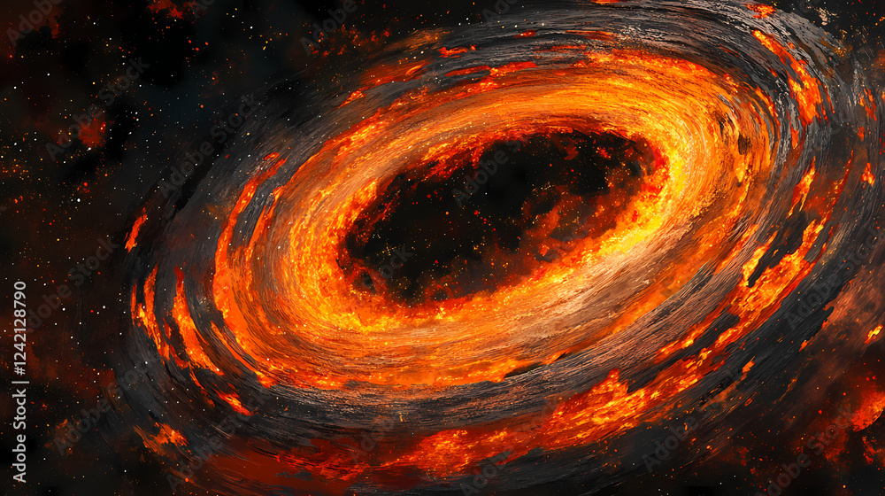 Exploring fiery expanse of planetary landscapes and stellar rings in ...