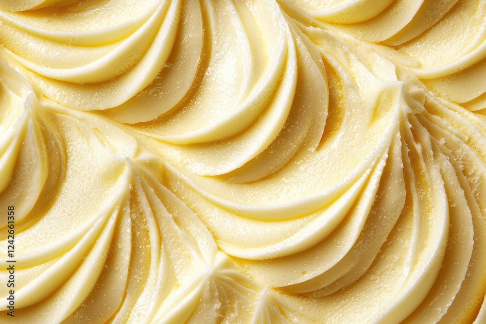 Creamy Butter Swirls Texture for Culinary and Baking Inspiration Stock ...