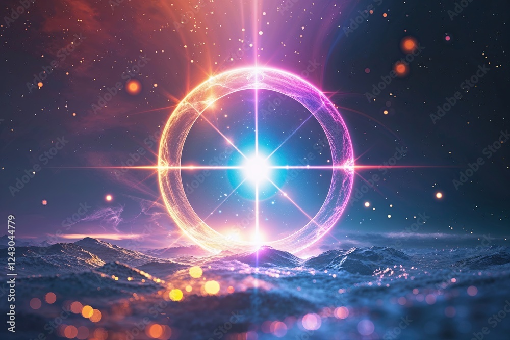 Ethereal Light Aura Overlay Effect with Lens Flare and Texture for ...