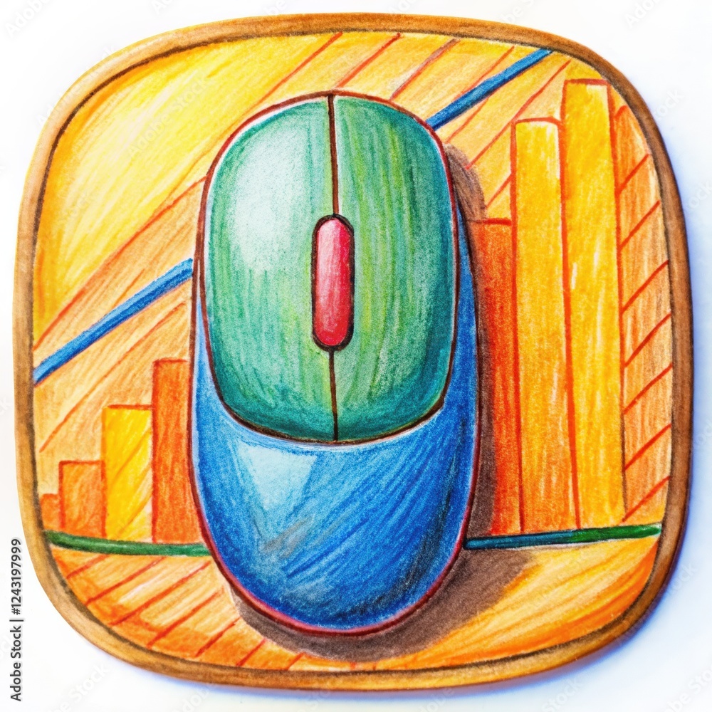 Clicking Towards Growth: A vibrant illustration captures the essence of ...