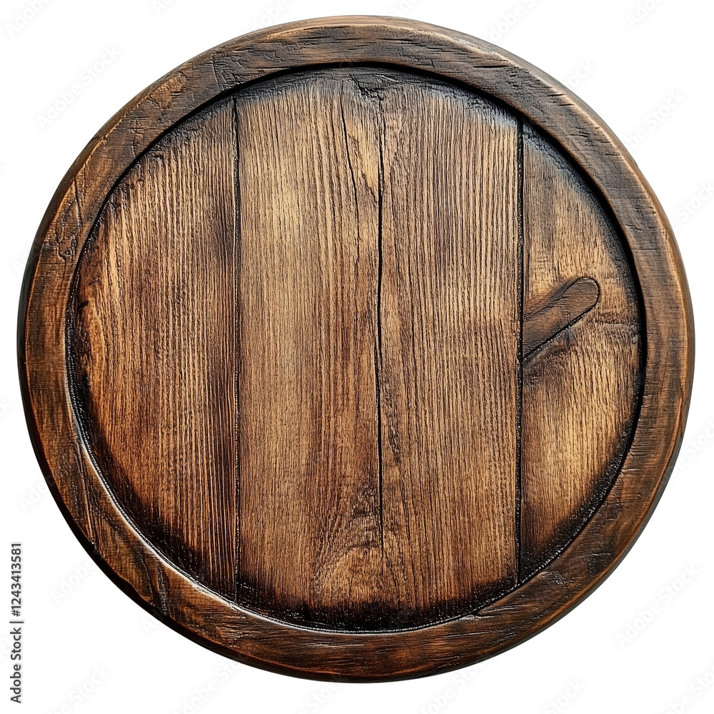 Rustic Dark Brown Wooden Circle Oval Texture Background, Transparent ...