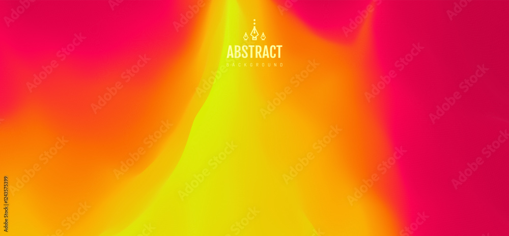 Abstract background with dynamic effect. Design with bright gradients ...