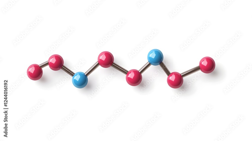 Simplified Schematic of Carnosine Peptide Structure with Clear ...