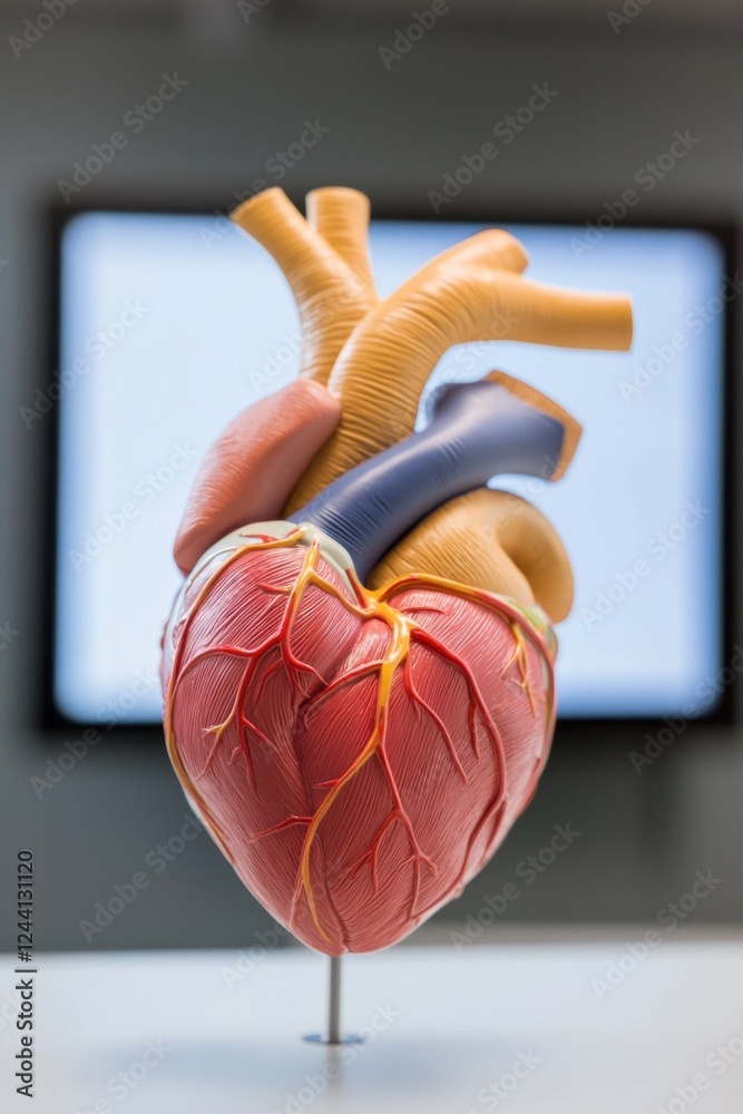Educational model of human heart anatomy science museum 3d model indoor ...