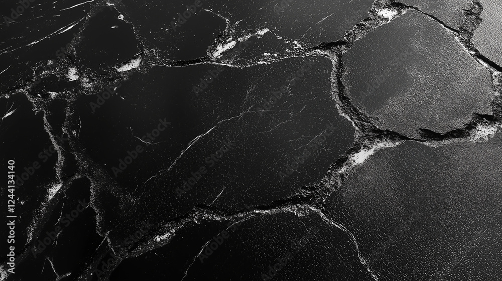 Dark Marble Texture with Golden Lightning Veins: Luxurious and Striking ...