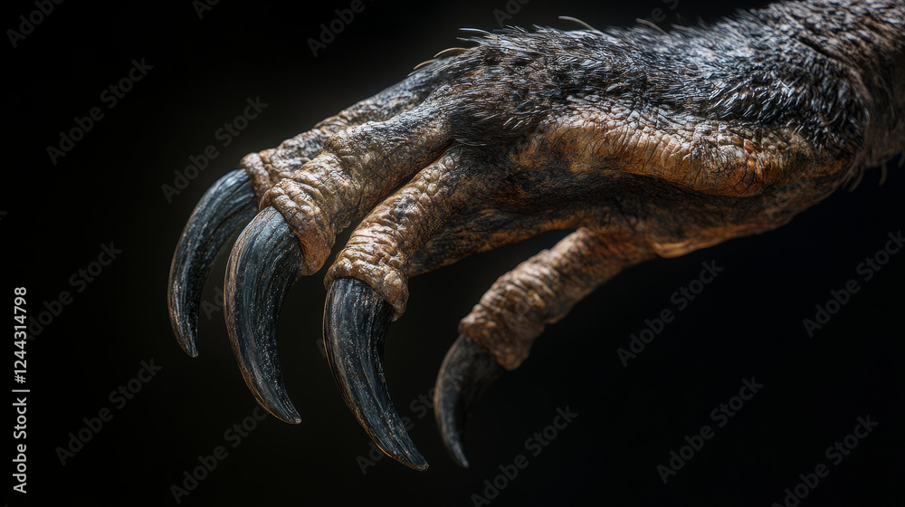 Cartoon therizinosaurus dinosaur character. Isolated vector extinct ...